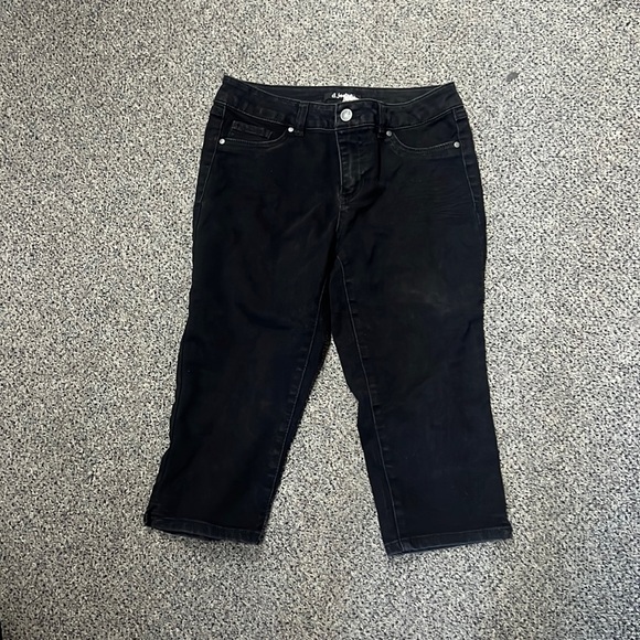d. jeans | Jeans | 33 D Jeans Black Cropped Jeanscapris | Poshmark